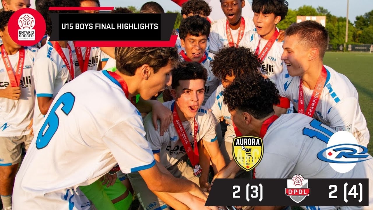 🔥 U15 BOYS FINAL - Aurora FC vs Rush Canada - 2025 OPDL Cup - YouTube