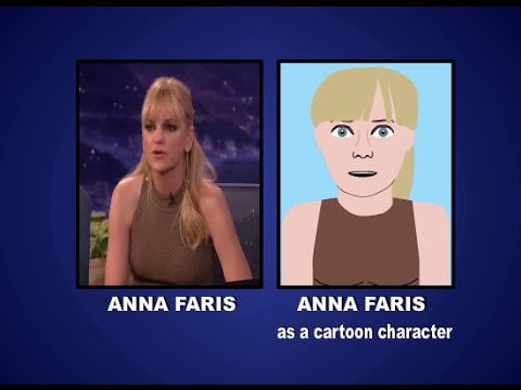 Anna Faris as a cartoon character - YouTube