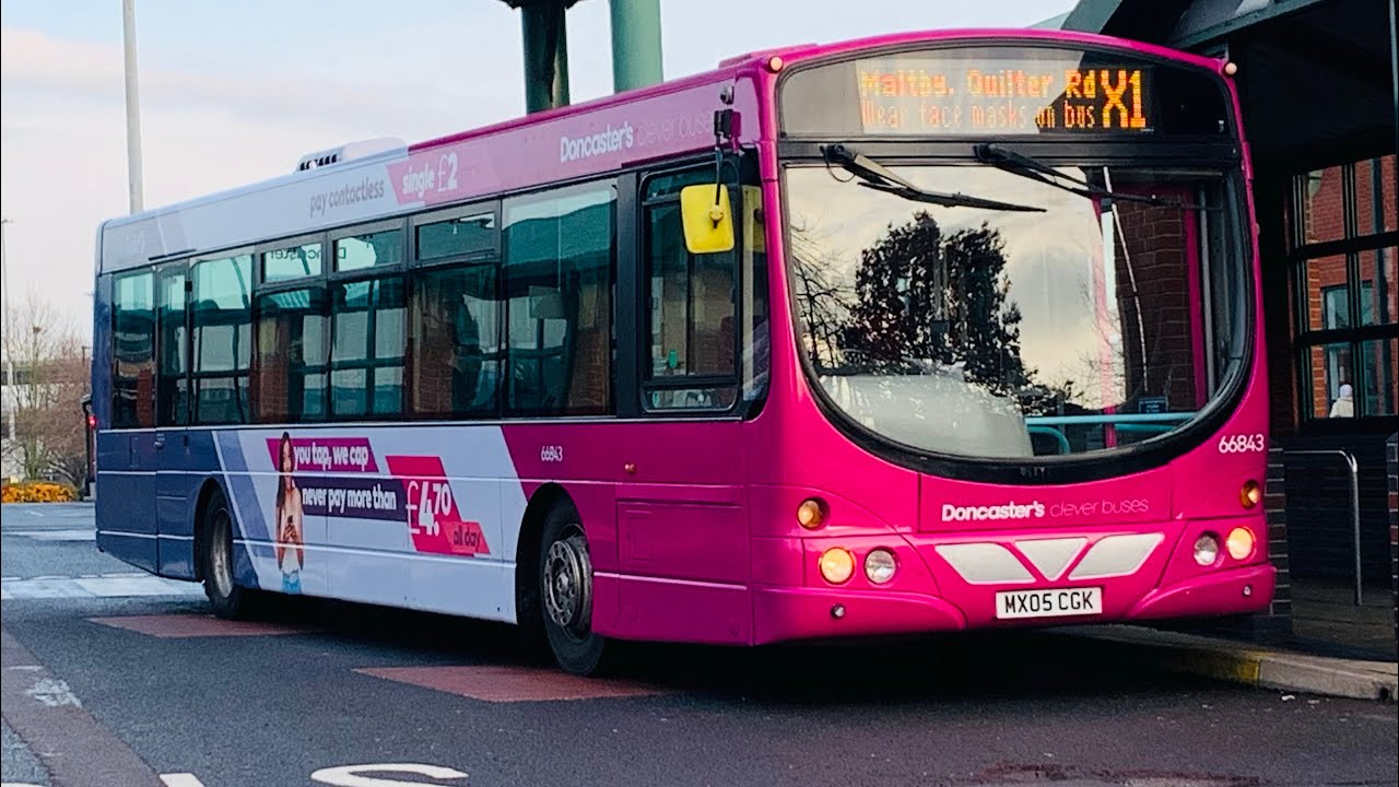 First Bus Doncaster X First Leicester 66843 On X1 From Sheffield To ...