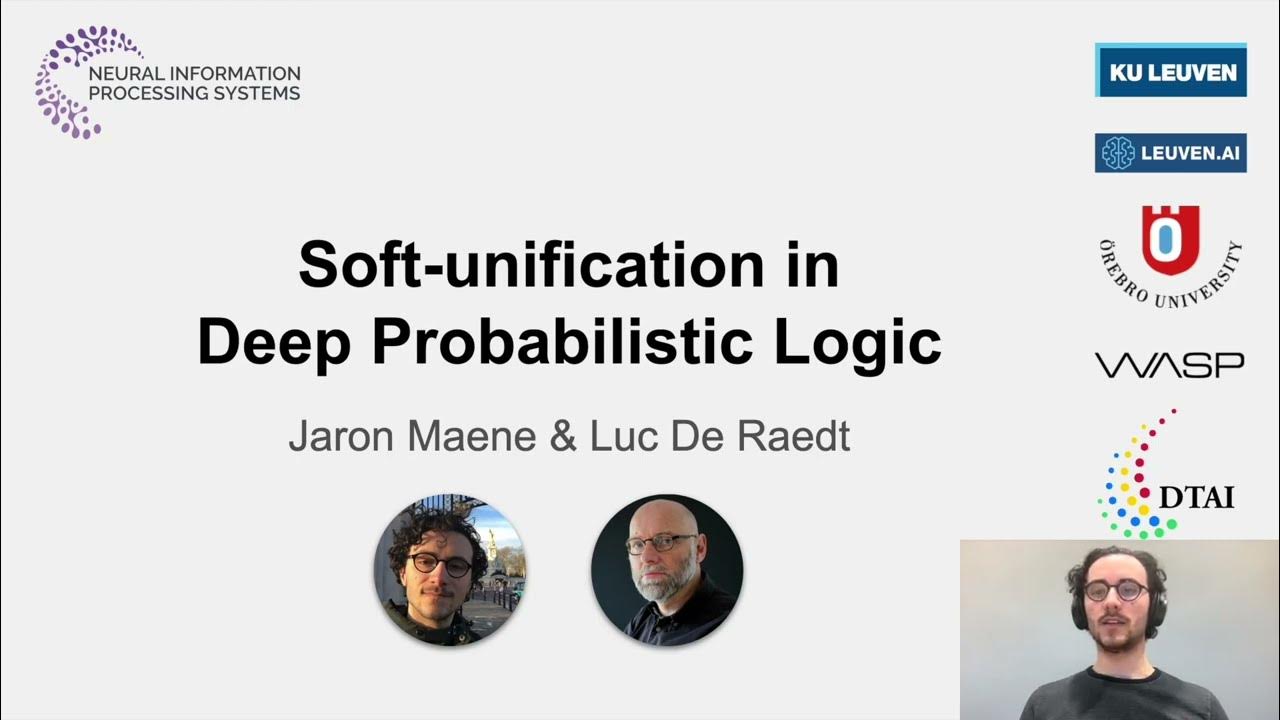 DeepSoftLog: Soft-Unification in Deep Probabilistic Logic (NeurIPS 2023) - YouTube