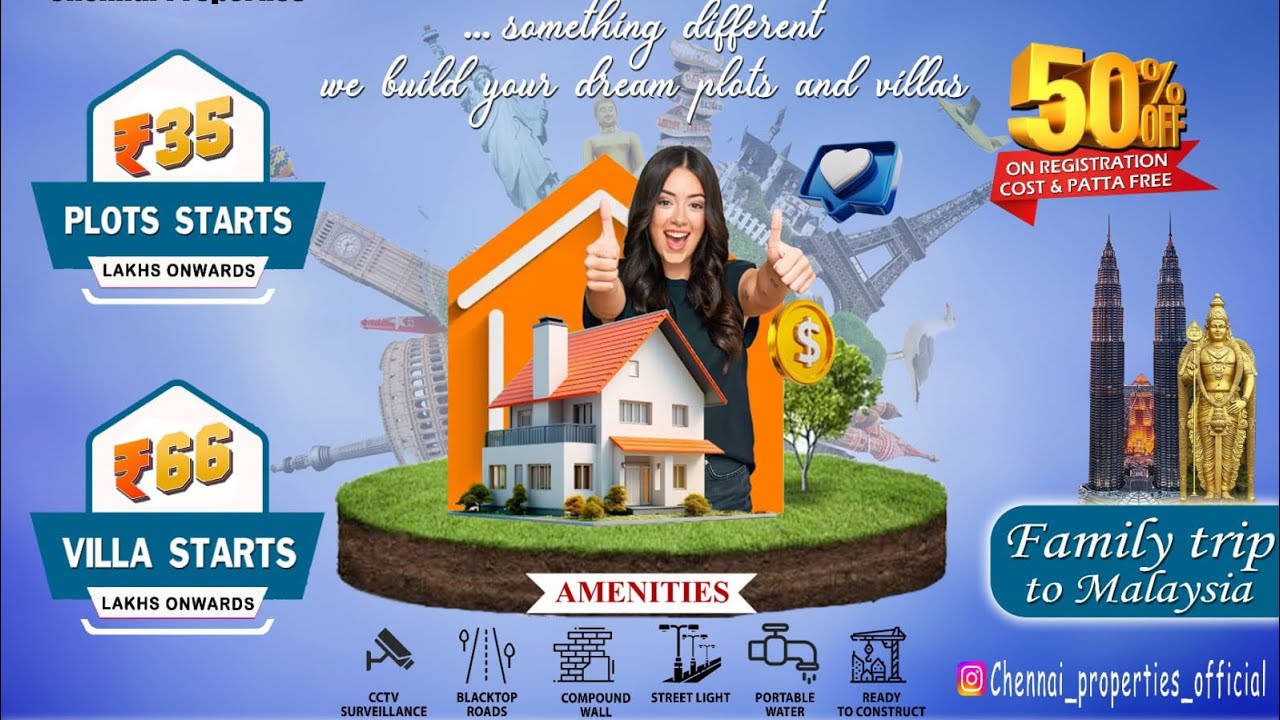 Gated community plot,Fully cctv camera,Street light,Fully Black Top ...