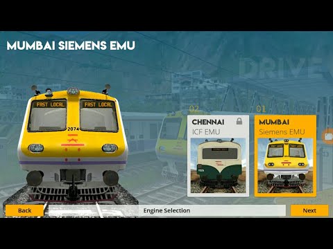 Indian Local Train Simulator Gameplay || Mumbai Local Train Game New ...