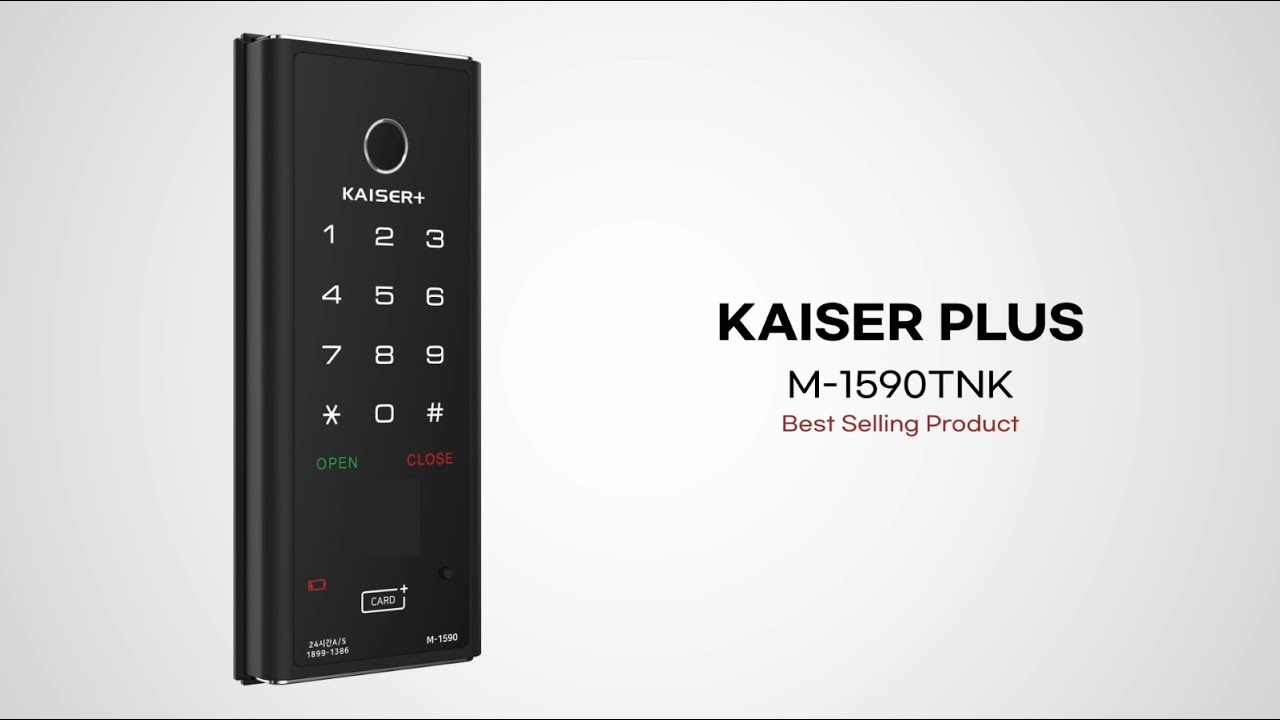 [KAISER PLUS] Premium Sliding Digital Door Lock | Smart Security ...