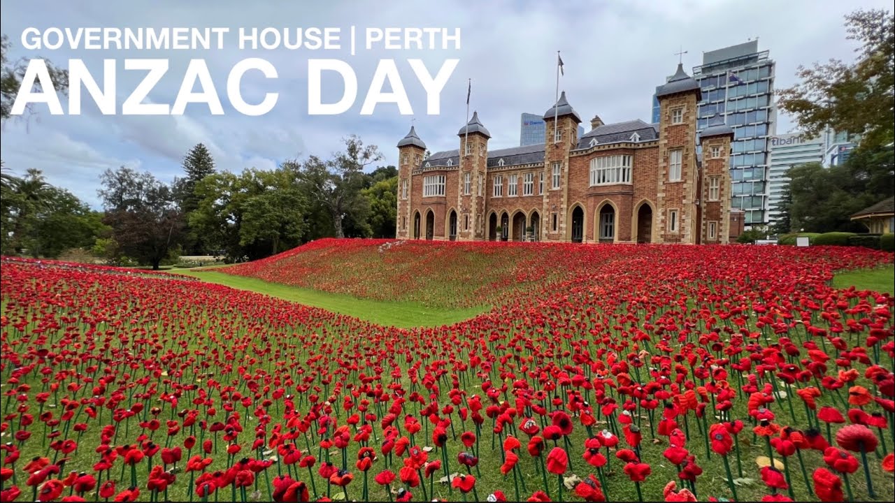Anzac Tribute Government House - YouTube