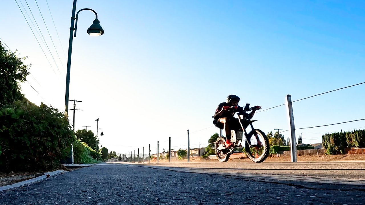 Freego X2 FreeRide In La River Bike Trail + Speed Run🔥60mph! Surron ...