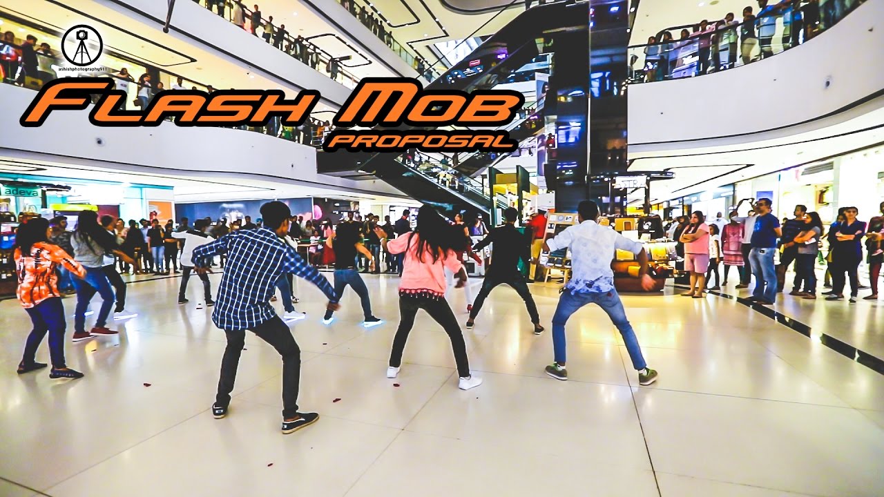 Flash Mob proposal Bangalore - VR Mall - YouTube