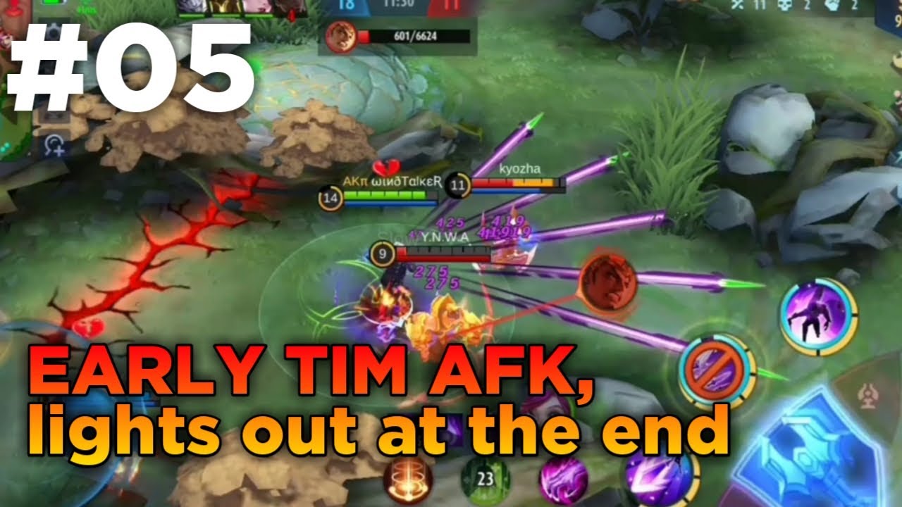 LEAD THE AFK TEAM #05 | MOBILE LEGEND GAMEPLAY - YouTube