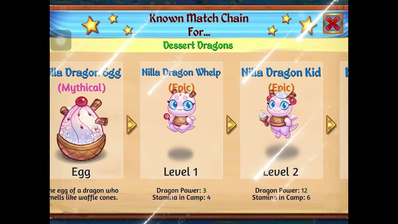 Merge Dragons | Camp: Create Sundae Dragon Egg Nest (from Dessert ...