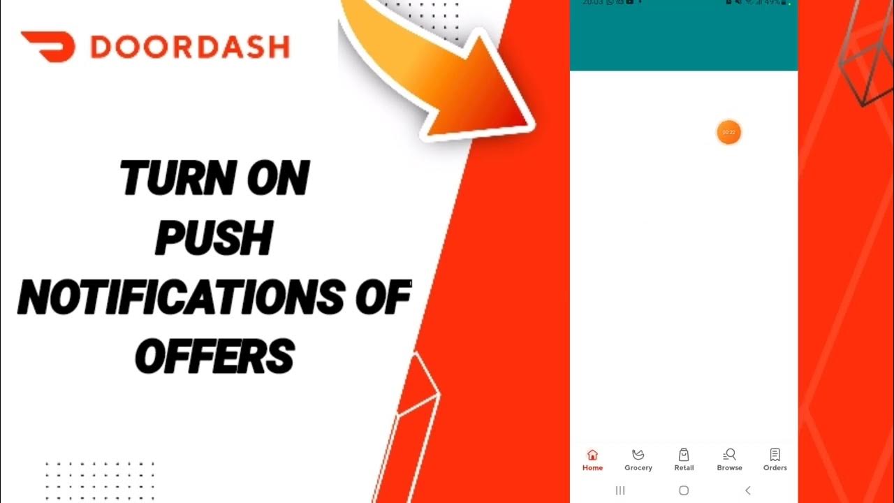 How To Turn On Push Notifications Of Offers On DoorDash App - YouTube