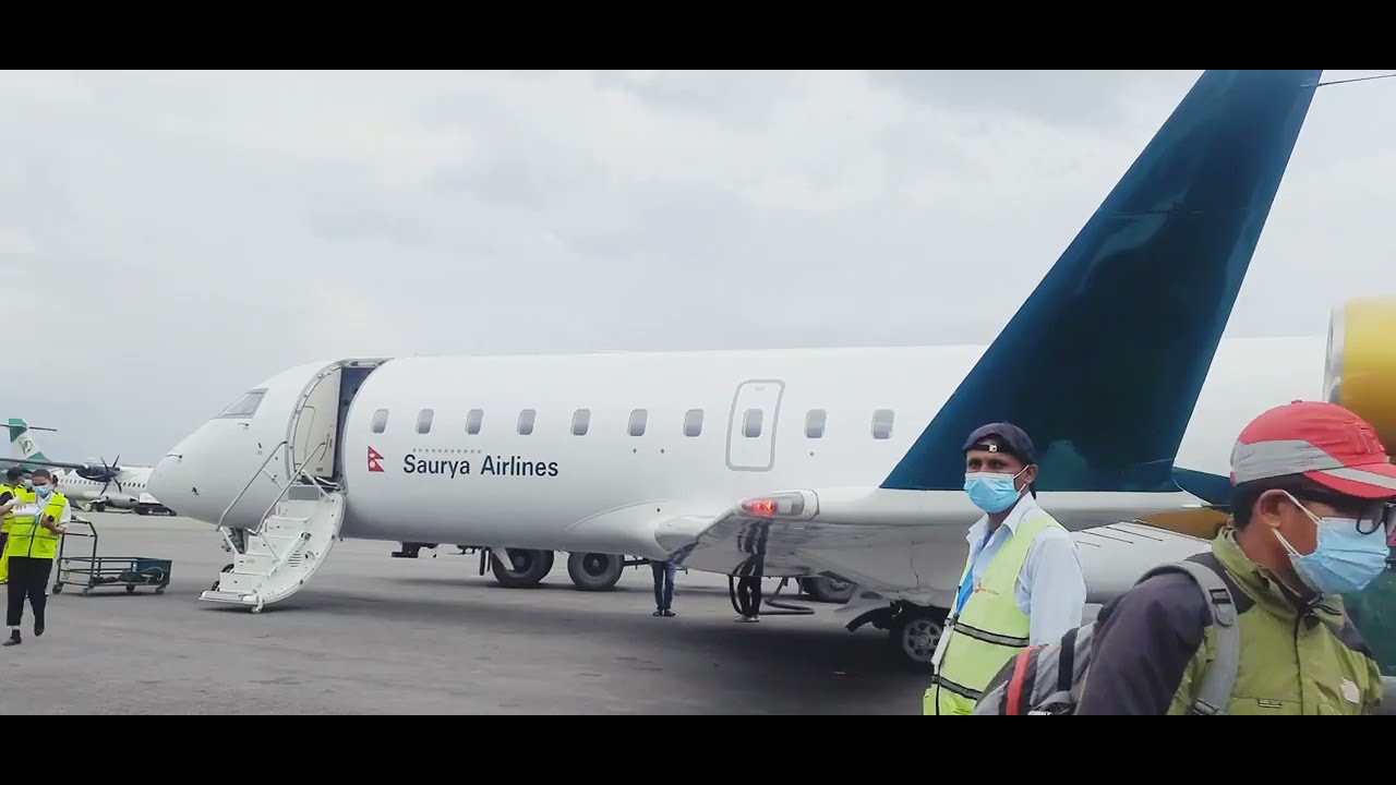 Saurya Airlines Biratnagar to Kathmandu - YouTube