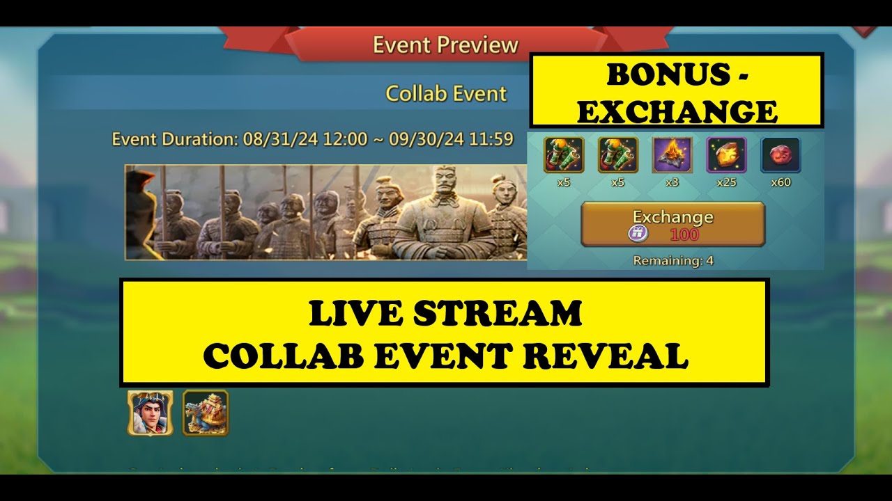 Lords Mobile - COLLAB EVENT LIVE REVEAL - How to play - Shop details ...