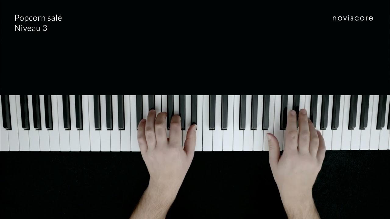 Santa - Popcorn Salé - Piano Cover - Partition / Sheetmusic by Noviscore - YouTube