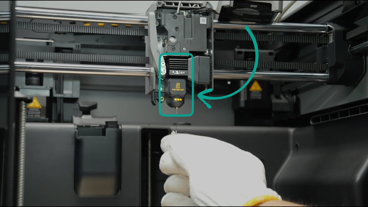 Bambu Lab P2S Nozzle Unclogging Procedure - YouTube