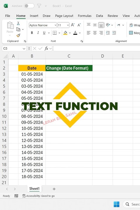 Excel Trick Date ๐
Format๐ฏ๐ฏ๐ Exceltips Exceltutorial Dateformatting Youtube