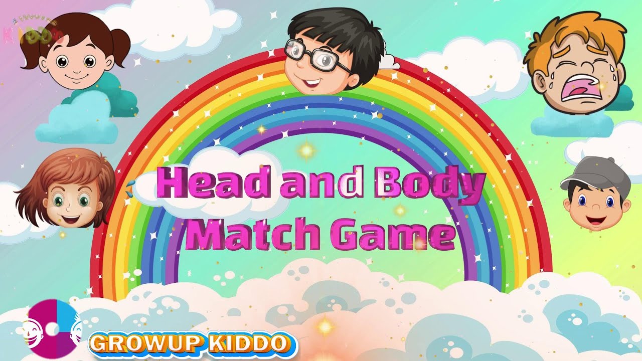 Match the Head and body Mind Games for kids | Learning English for ...