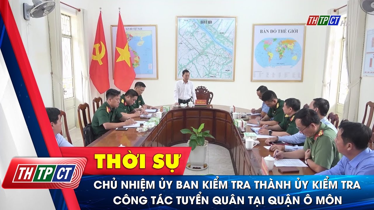 Chủ nhiệm Ủy ban Kiểm tra Thành ủy kiểm tra công tác tuyển quân tại ...