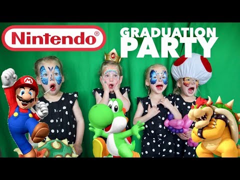 NINTENDO Threw The Most EPIC GRADUATION Party😍 - YouTube