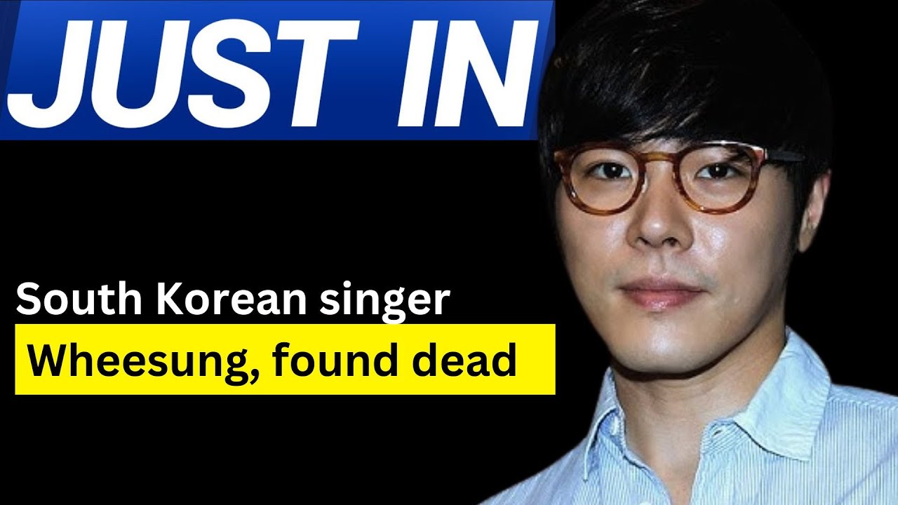 South Korean singer Wheesung was found dead at home - YouTube