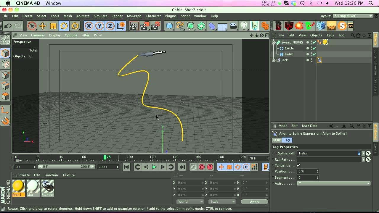 C4D Tutorial: Spline Rail Tip - YouTube