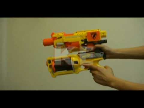 Nerf N-Strike Barricade RV-10 - YouTube