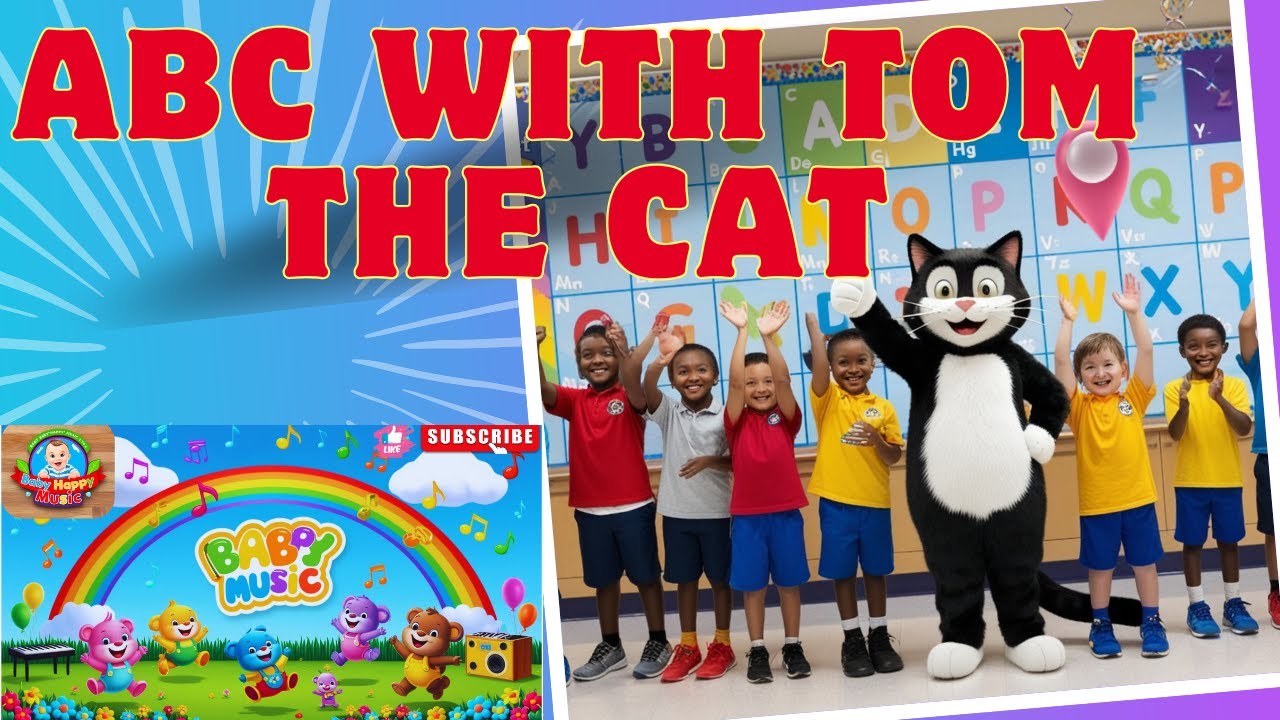 ABC Song Adventure with Tom the Cat 🎵 | Learn Letters & Dance Fun! # ...