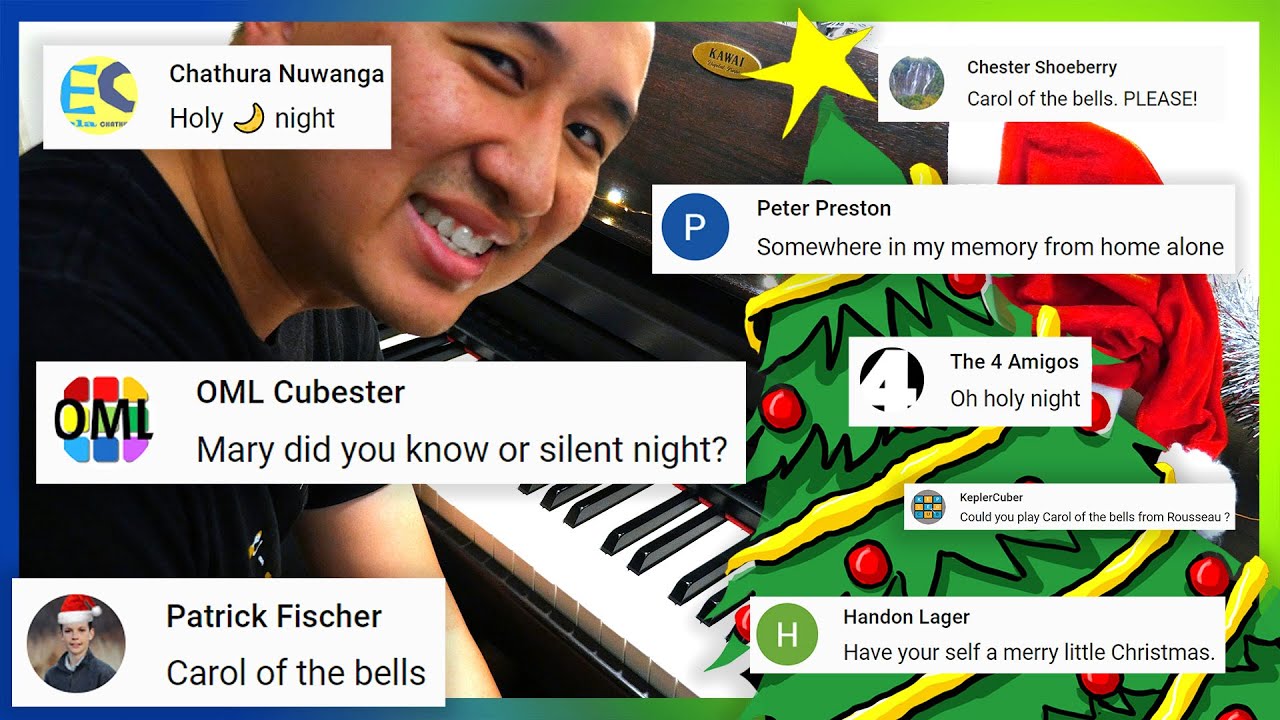 Playing Christmas Song Requests from Subscribers! 🎄🎹 | Piano ...