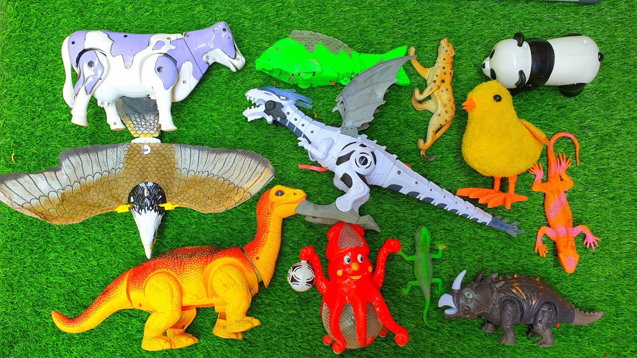 hunting found jurassic world T-rex, Brachiosaurus, Ceratosaurus ...