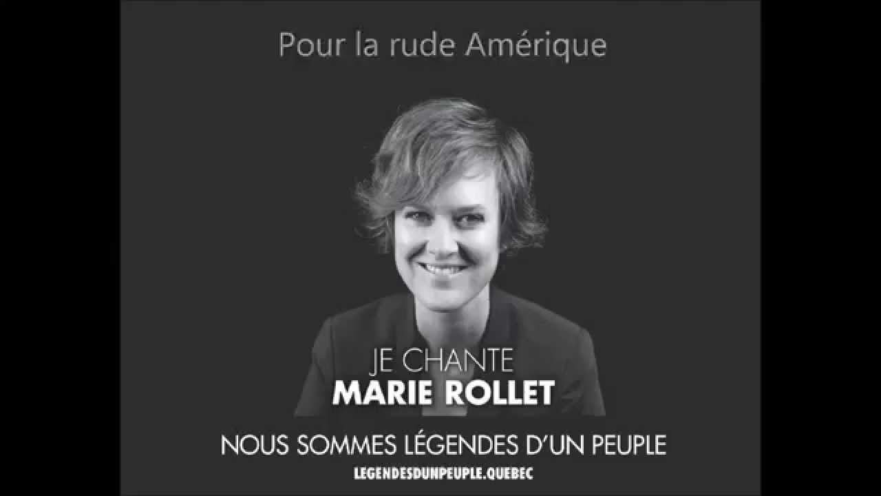 Mara Tremblay: Marie Rollet - YouTube