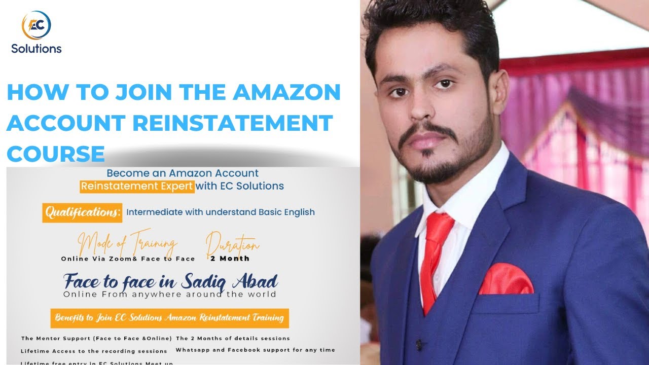 How to join the amazon account reinstatement course |The most expensive ...