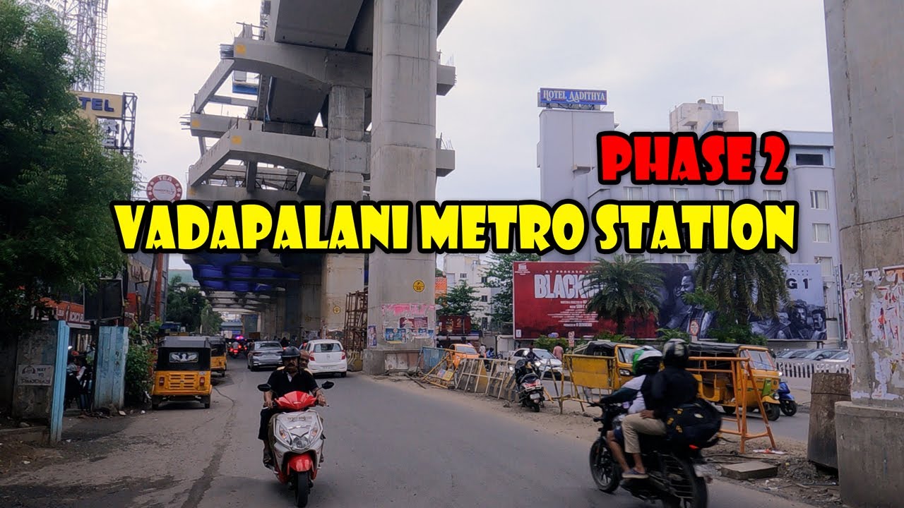 Vadapalani Metro Station Phase 2 | Chennai Metro Corridor 4 | Double ...