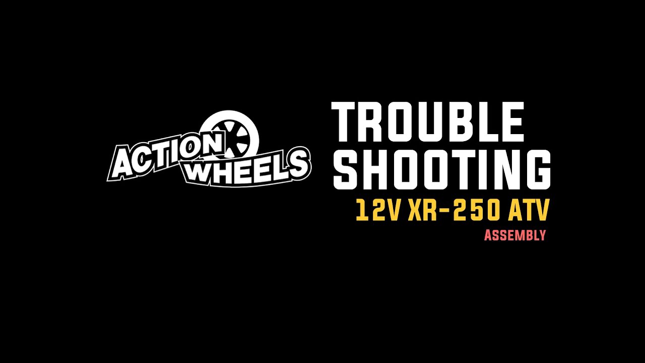 Action Wheels - 12V XR-250 ATV Assembly Instruction - YouTube