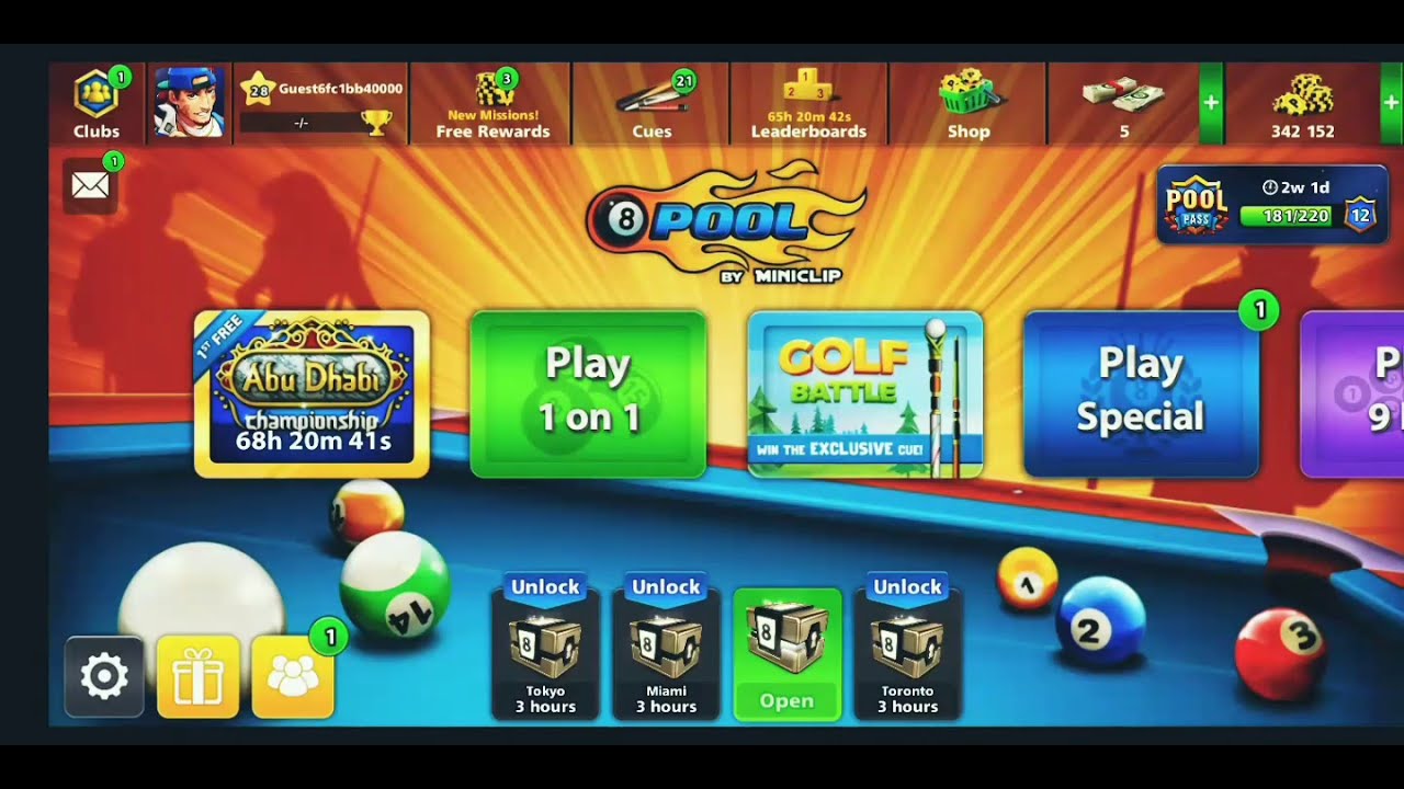 8 ball pool fast gameplay - YouTube