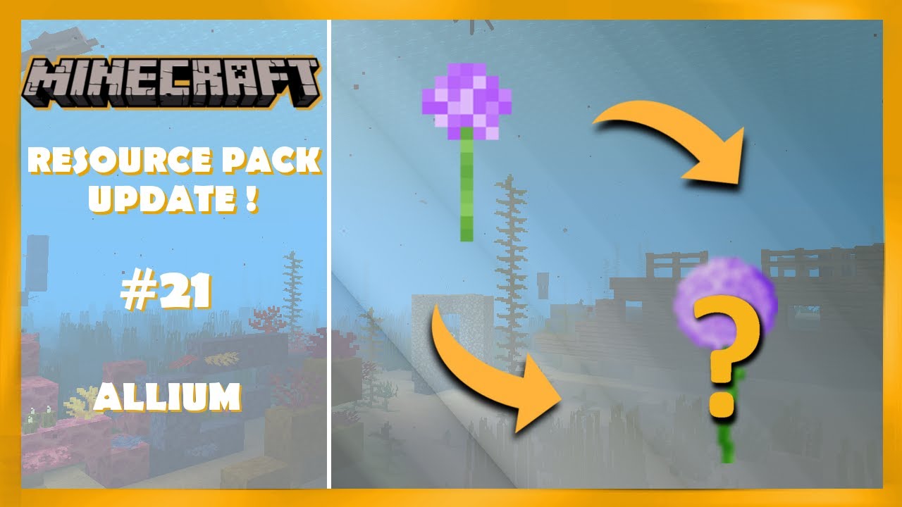 MINECRAFT RESOURCE PACK TIMELAPSE ! #21 "ALLIUM" ! x64 - YouTube