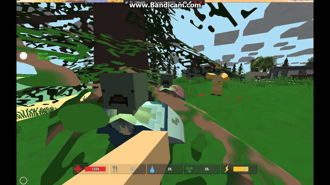 unturned el reto de no usar armas de fuego - YouTube