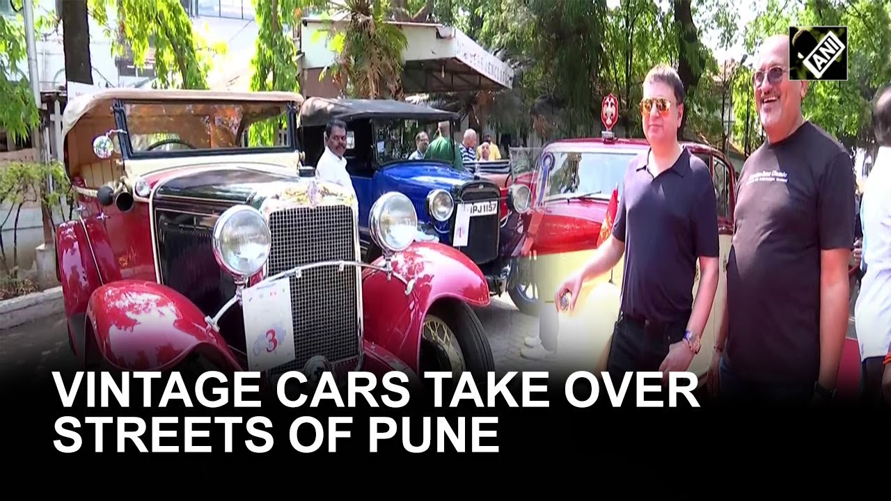 Vintage cars take over streets of Pune, take residents on nostalgic ...