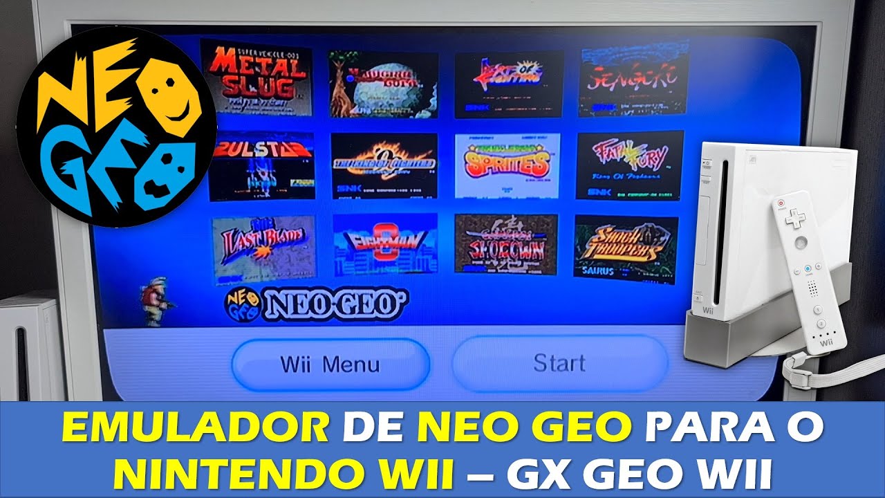 EMULADOR DE NEO GEO (GXGEO WII) PARA NINTENDO WII - TUTORIAL COMPLETO ...