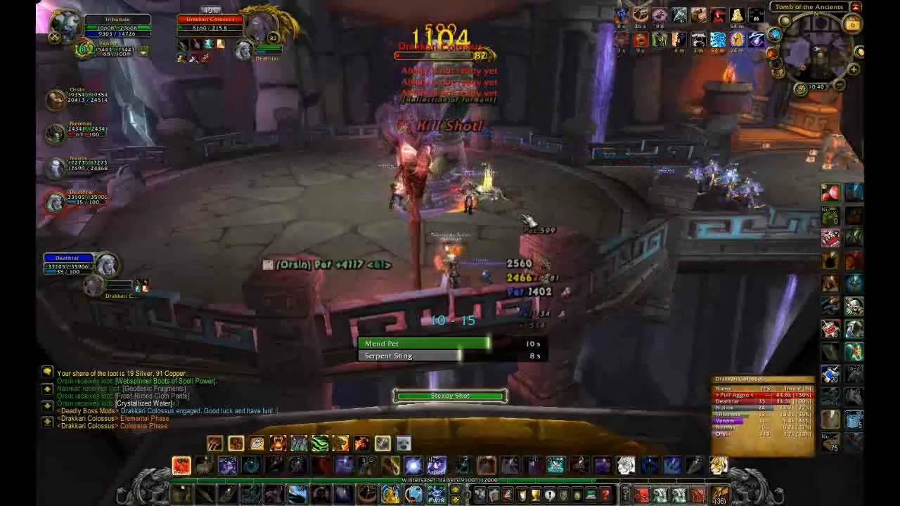 Heroic Gundrak - World of Warcraft Hunter - YouTube