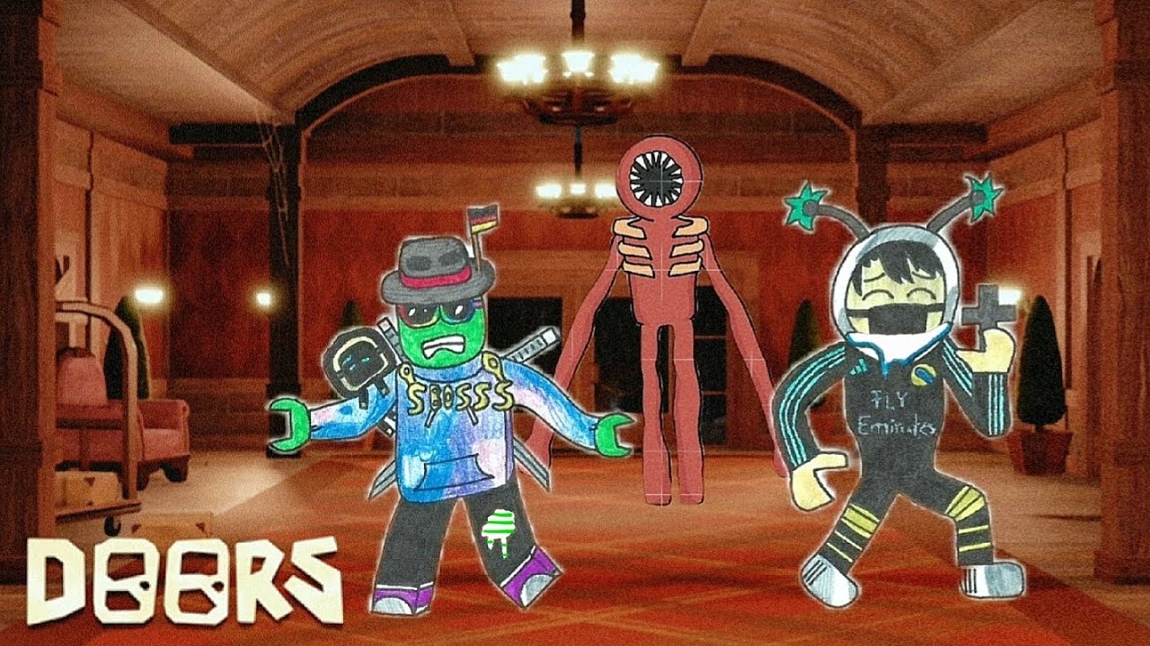 LIME und JUSTIN WERDEN VON FIGURE IN ROBLOX DOORS GEJAGT! - YouTube
