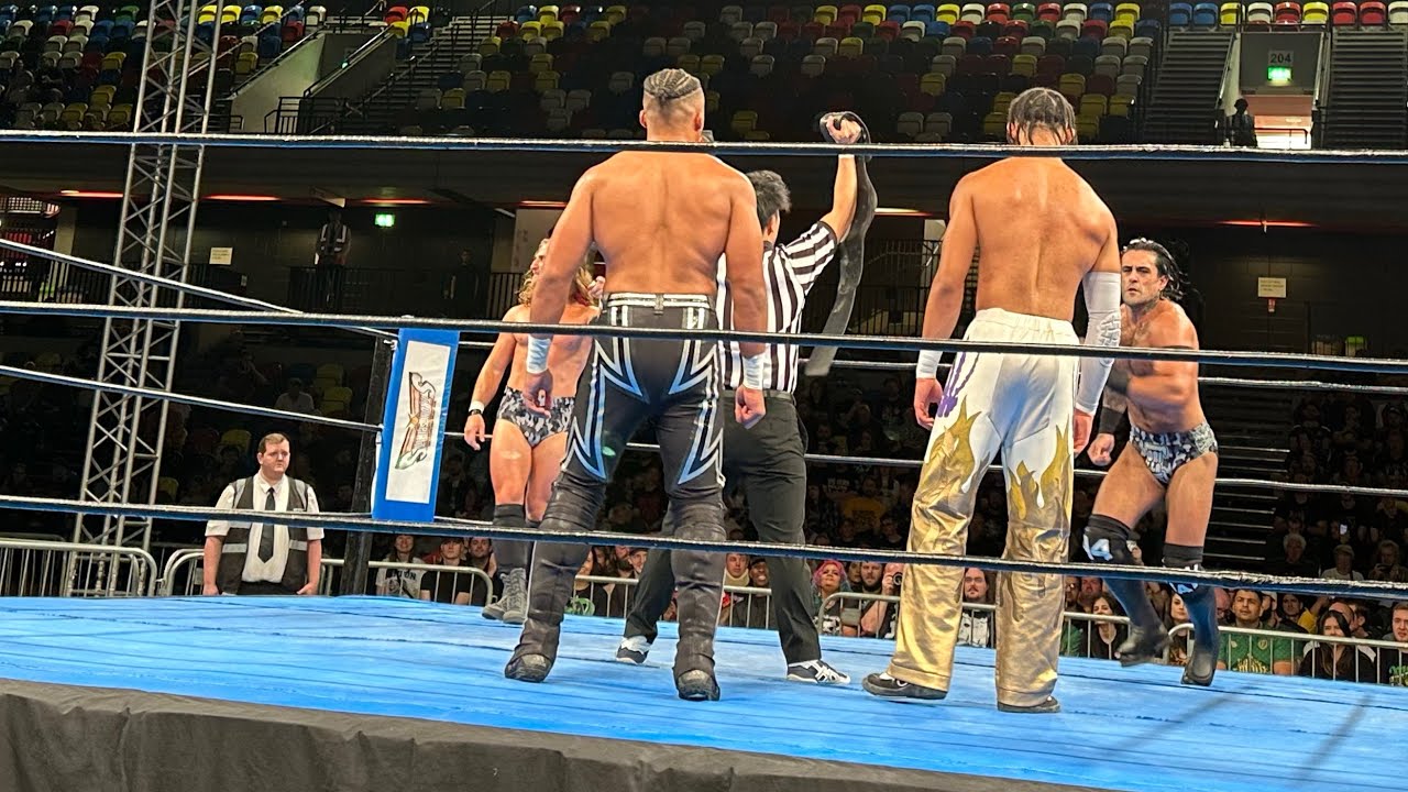 NJPW Royal Quest III - IWGP Tag Junior Drilla Moloney & Clark Connors ...