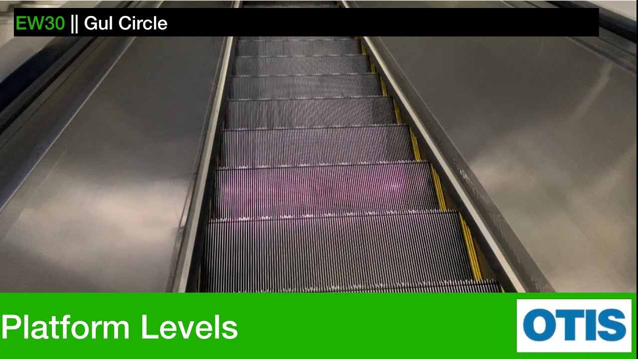 Gul Circle MRT Station || Otis Escalator (Platform Levels) - YouTube