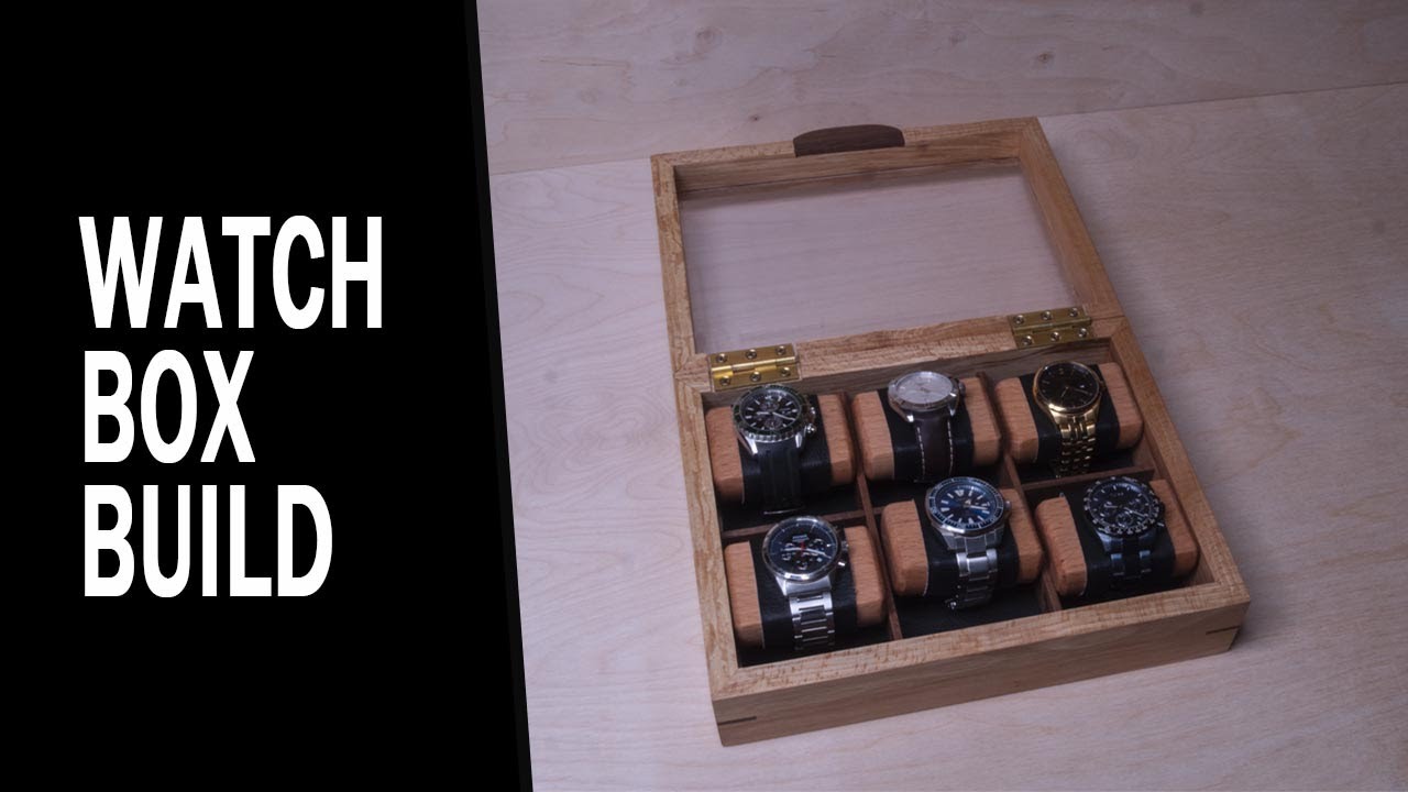 Build a Grain Wrap Watch Box - Spalted Beech & Walnut - DIY - YouTube