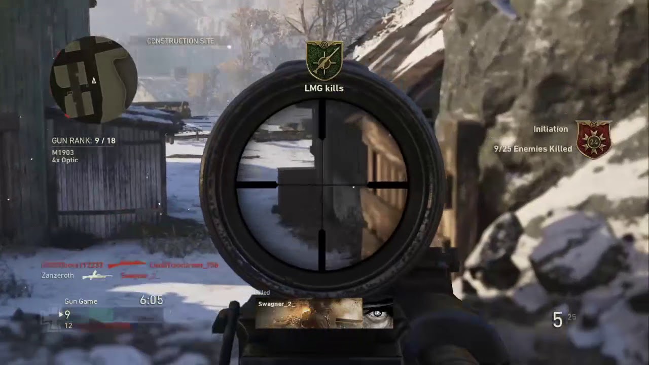 COD WW2 Gun Game 3rd Gustav Cannon 20171216 - YouTube