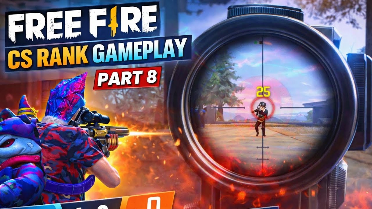 Free Fire CS Rank Match 🔥 PART 8 | Pure Competitive Gameplay 💯 - YouTube