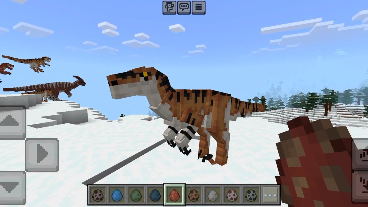 Dinosaurs The Dominion Project Reborn ADDON in Minecraft PE - YouTube