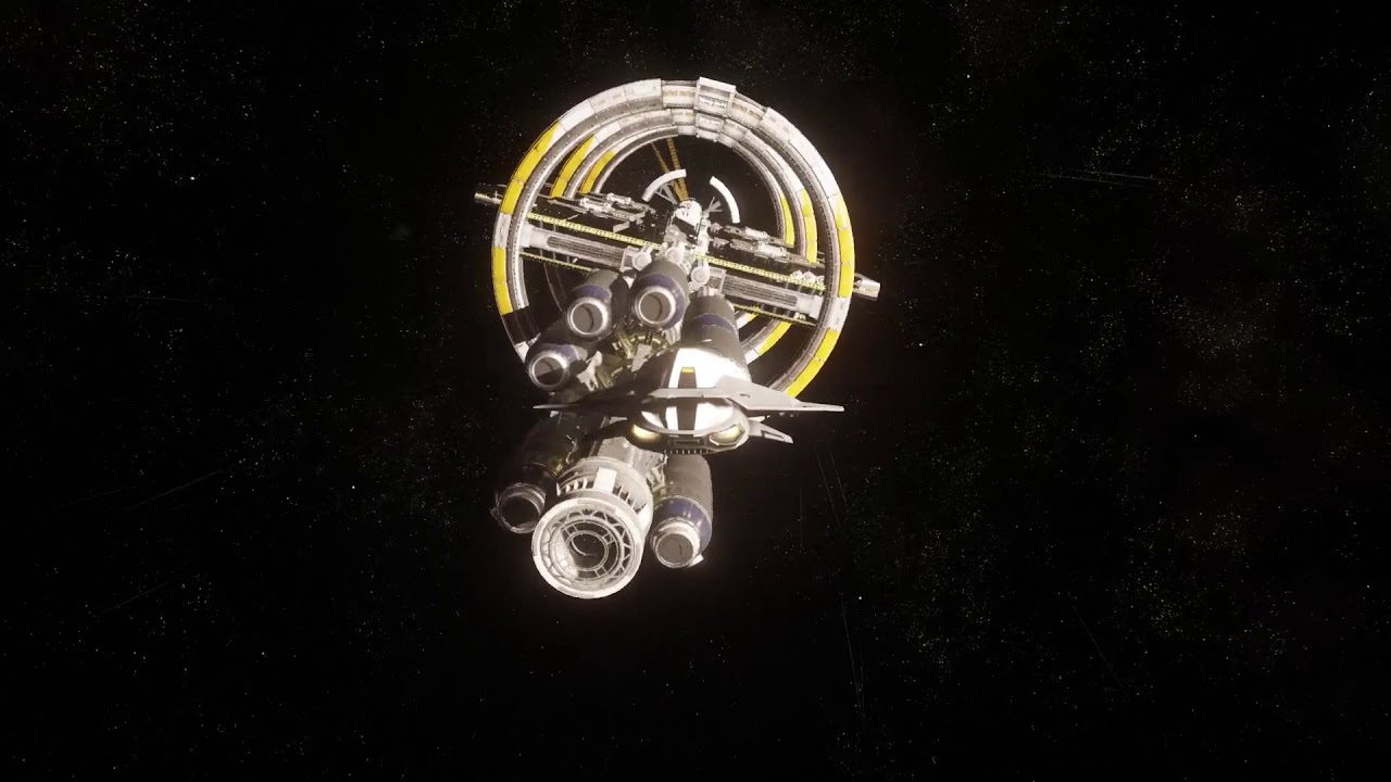 Star Citizen Origin 85x flyby through olisar - YouTube