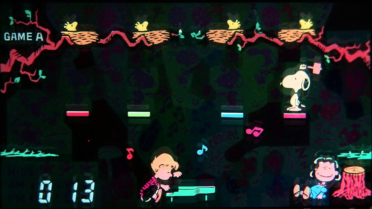 Ultra rare! Snoopy Color Screen Tabletop retro game 1983 - YouTube