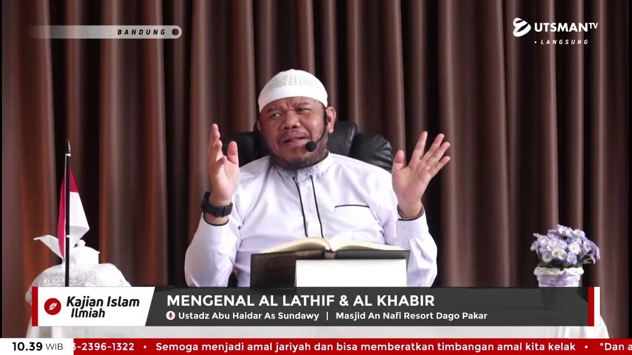 Live Mengenal Makna Al Alim Ust Abu Haidar As Sundawy Youtube