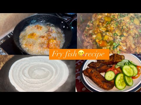 Fry fish recipe🐟😋|| morning routine || Huda vlogs daily vlogs - YouTube
