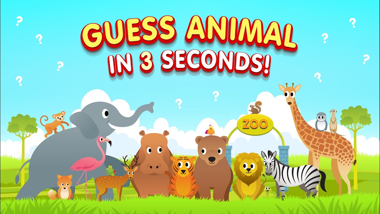 Guess 50 Animals in 3 Seconds | How Many Animals Can You Guess? - YouTube