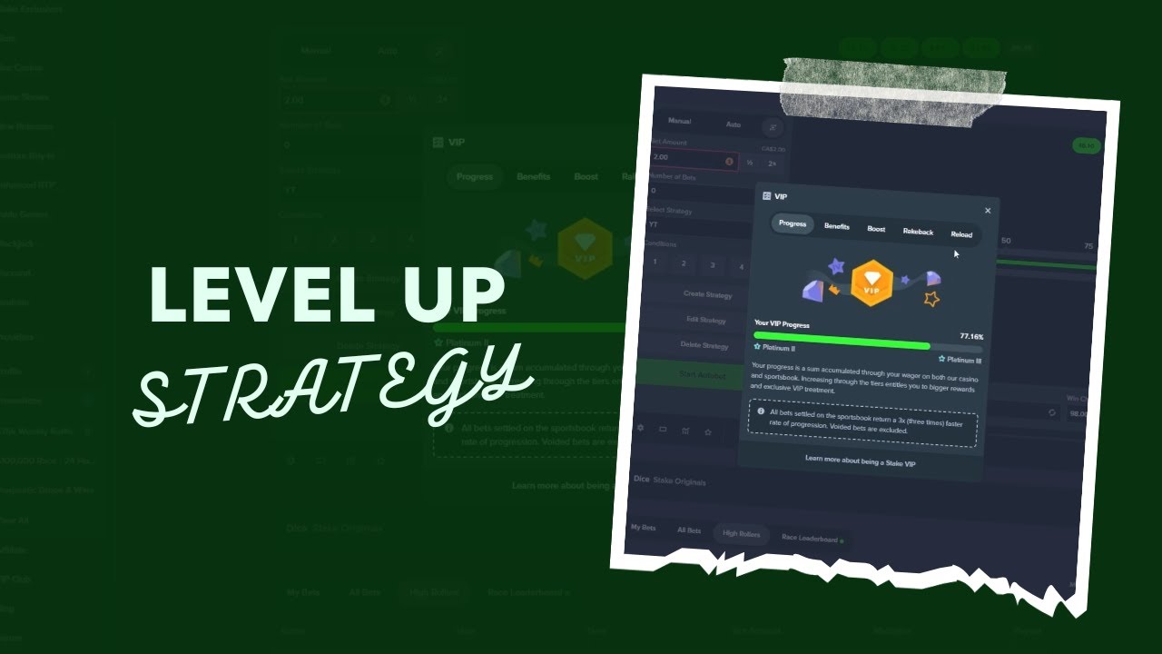 HOW TO WAGGERING ON STAKE l STRATEGY TO LEVEL UP - YouTube